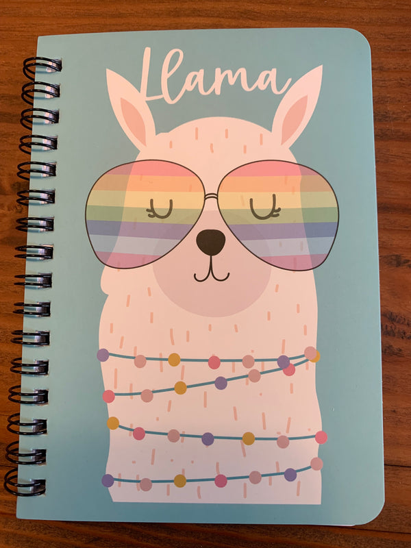Llama Spiral Notebook 4x6" – Firwood Farm Alpacas
